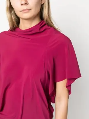 Rick Owens Asymmetric Draped Blouse
