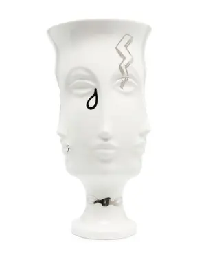 Jonathan Adler Dora Maar Graffiti-print Urn - White