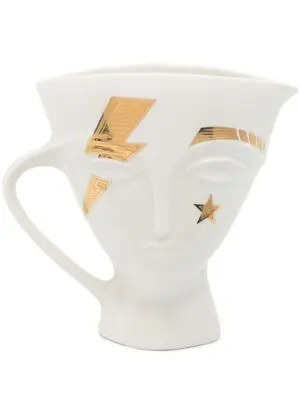 Jonathan Adler Giuliette Gilded Pitcher - White