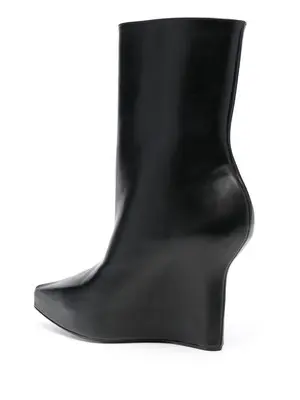Givenchy 120mm Padlock Wedge Boots