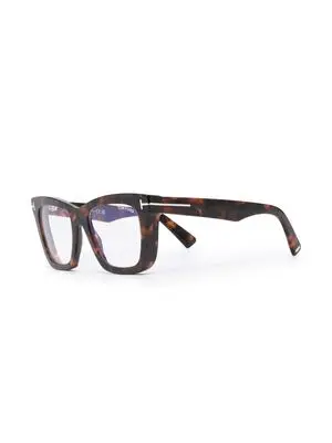 TOM FORD Tortoiseshell Logo-arm Glasses