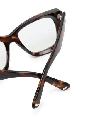 TOM FORD Tortoiseshell Logo-arm Glasses