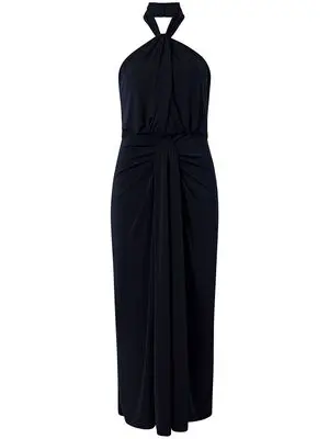 Cinq À Sept Halterneck Maxi Dress - Blue