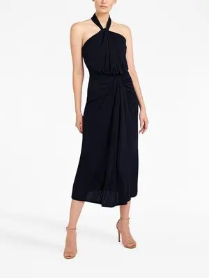 Cinq À Sept Halterneck Maxi Dress - Blue