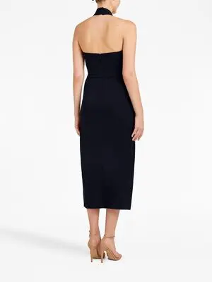 Cinq À Sept Halterneck Maxi Dress - Blue