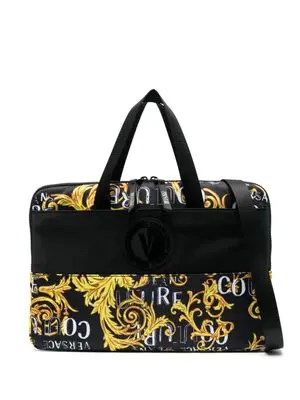 Versace Baroque Logo-print Laptop Bag
