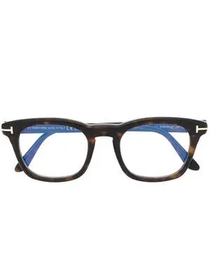 TOM FORD Logo Arm Glasses - Brown