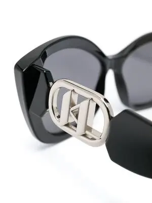 Karl Lagerfeld Logo-plaque Arm Sunglasses