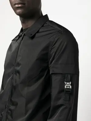 Givenchy Zipped Long-sleeve Shirt