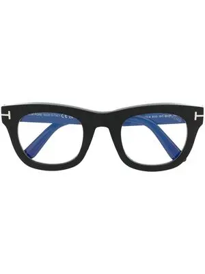 TOM FORD Logo-plaque Arm Glasses - Black