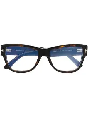 TOM FORD Tortoiseshell Glasses - Black