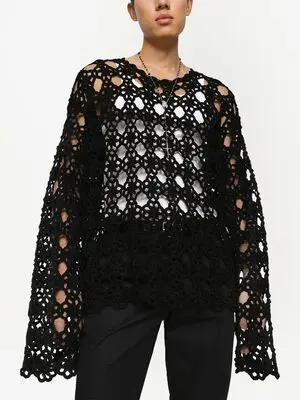 Dolce & Gabbana Open-knit Cotton Jumper