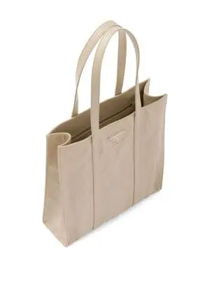 Prada Nappa Leather Tote Bag - Neutrals