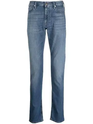 Emporio Armani Slim-fit Mid-rise Jeans