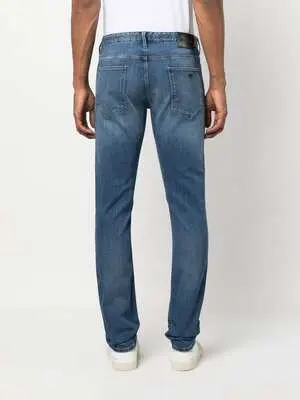 Emporio Armani Slim-fit Mid-rise Jeans