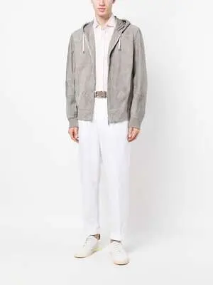 Brunello Cucinelli Stripe-print Long-sleeve Shirt - Pink