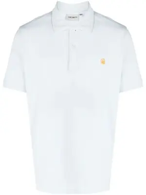 Carhartt Work In Progress Embroidered-logo Polo Shirt - Blue