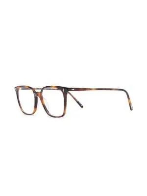 Oliver Spencer Tortoiseshell Square-frame Glasses - Brown