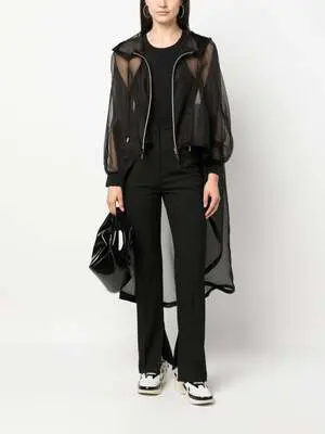 Herno Chiffon Hooded Cape