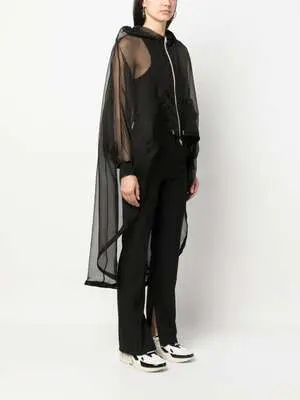 Herno Chiffon Hooded Cape