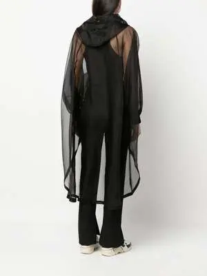 Herno Chiffon Hooded Cape