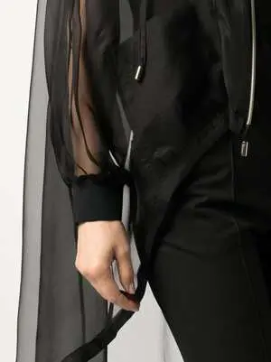 Herno Chiffon Hooded Cape