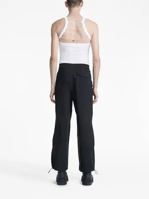 DION LEE Lock Drawstring Tank Top - White