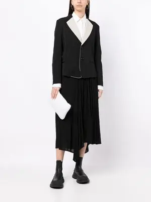 Y’s Single-breasted Wool Blazer