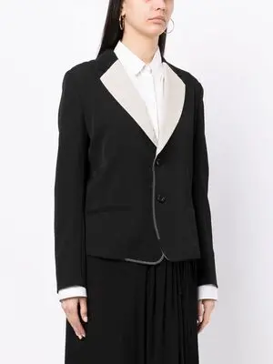 Y’s Single-breasted Wool Blazer