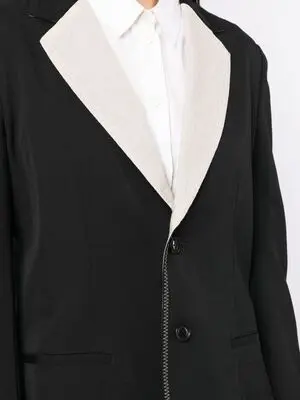 Y’s Single-breasted Wool Blazer