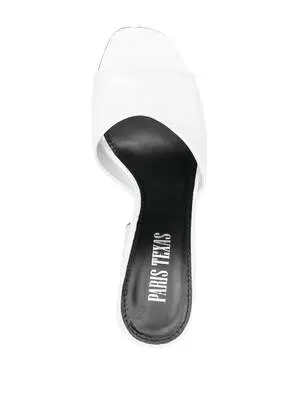 Paris Texas Anja Leather Sandals - White