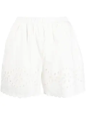 Red Valentino Scalloped Shorts For Women