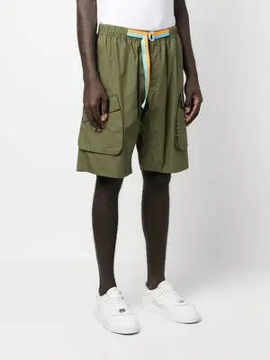 COUNTY OF MILAN Marcelo Burlon Cotton Cargo Shorts