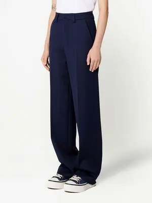 AMI Paris High Waist Wool Trousers