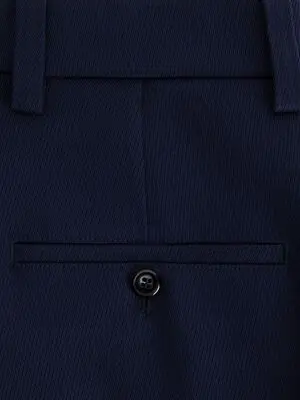AMI Paris High Waist Wool Trousers