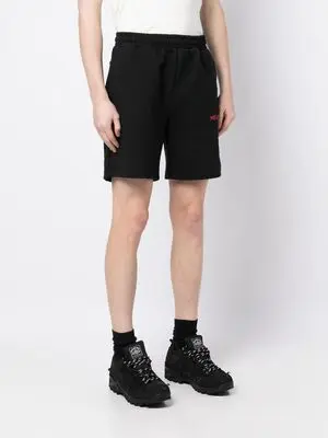 Helmut Lang Logo-print Cotton Shorts - Black