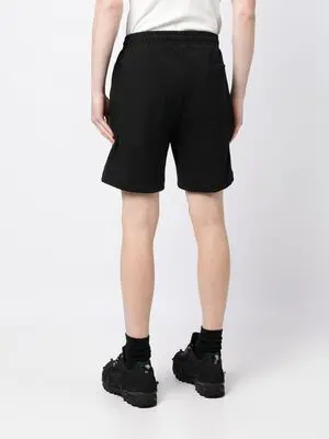 Helmut Lang Logo-print Cotton Shorts - Black