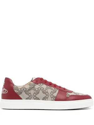 VIVIENNE WESTWOOD Logo-print Low-top Sneakers - Red