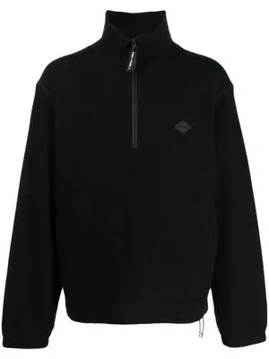 SPOONYARD Waffle-effect Polo-shirt - Black