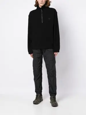 SPOONYARD Waffle-effect Polo-shirt - Black