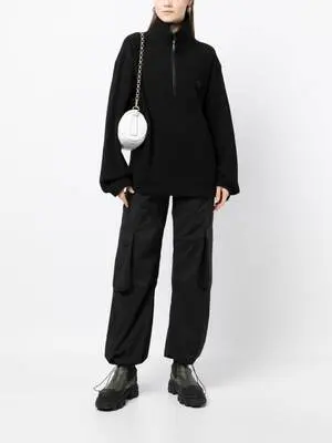 SPOONYARD Waffle-effect Polo-shirt - Black