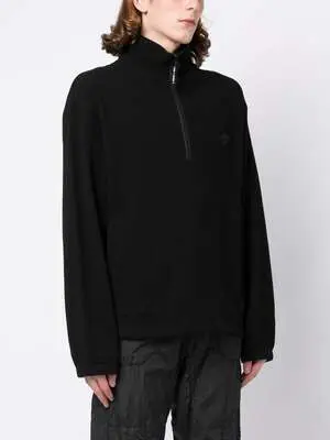 SPOONYARD Waffle-effect Polo-shirt - Black