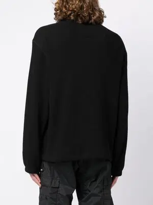 SPOONYARD Waffle-effect Polo-shirt - Black