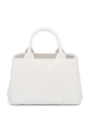 Prada Logo-print Canvas Tote Bag