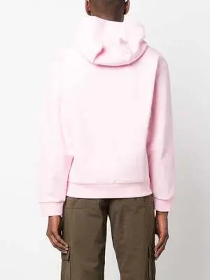Coperni Logo-print Jersey Hoodie - Pink