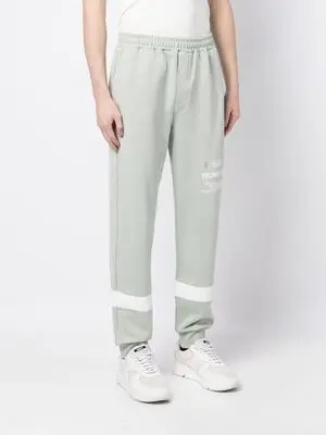 Helmut Lang Logo-print Elasticated-waistband Sweatpants