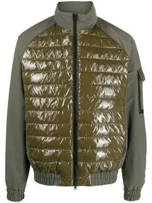Herno Feather Down Zip-up Jacket - Green