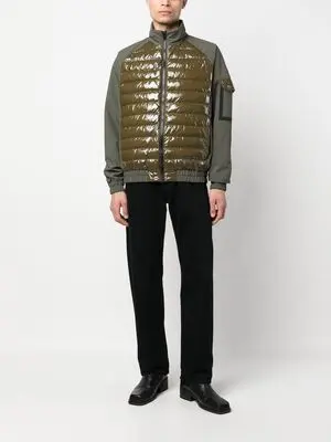 Herno Feather Down Zip-up Jacket - Green