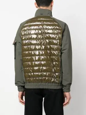 Herno Feather Down Zip-up Jacket - Green