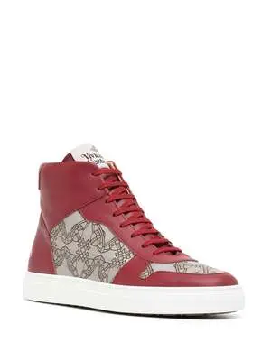 VIVIENNE WESTWOOD Orb Logo High-top Sneakers